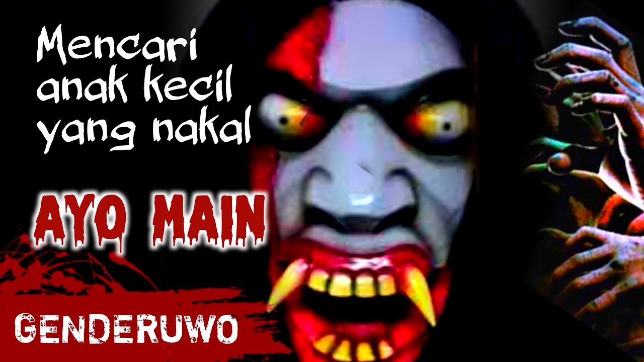 Suara Horror‼️ Suara Hantu Genderuwo Menyeramkan- Mengajak Main anak ...