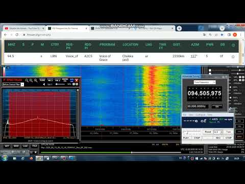 FM DX Es - 190826 - 0915UTC - 94.5 - Voice of Grace (LBN) Chekka (asl) 5kW 2230km!