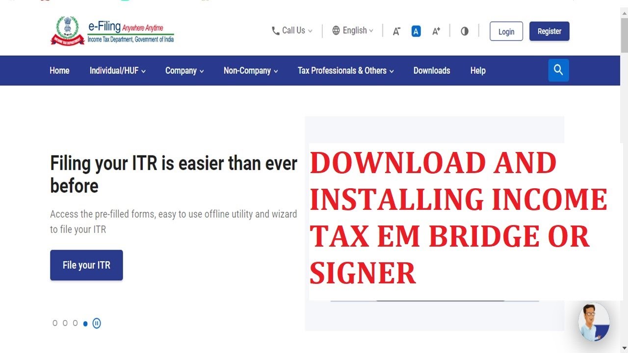 DOWNLOADING AND INSTALLING INCOME TAX EM BRIDGE OR SIGNER ON NEW INCOME ...
