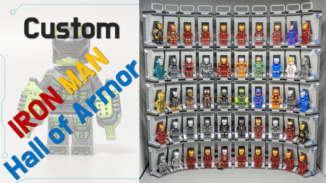 Custom Lego Iron Man MK1~MK50, MK85 Minifigures - YouTube