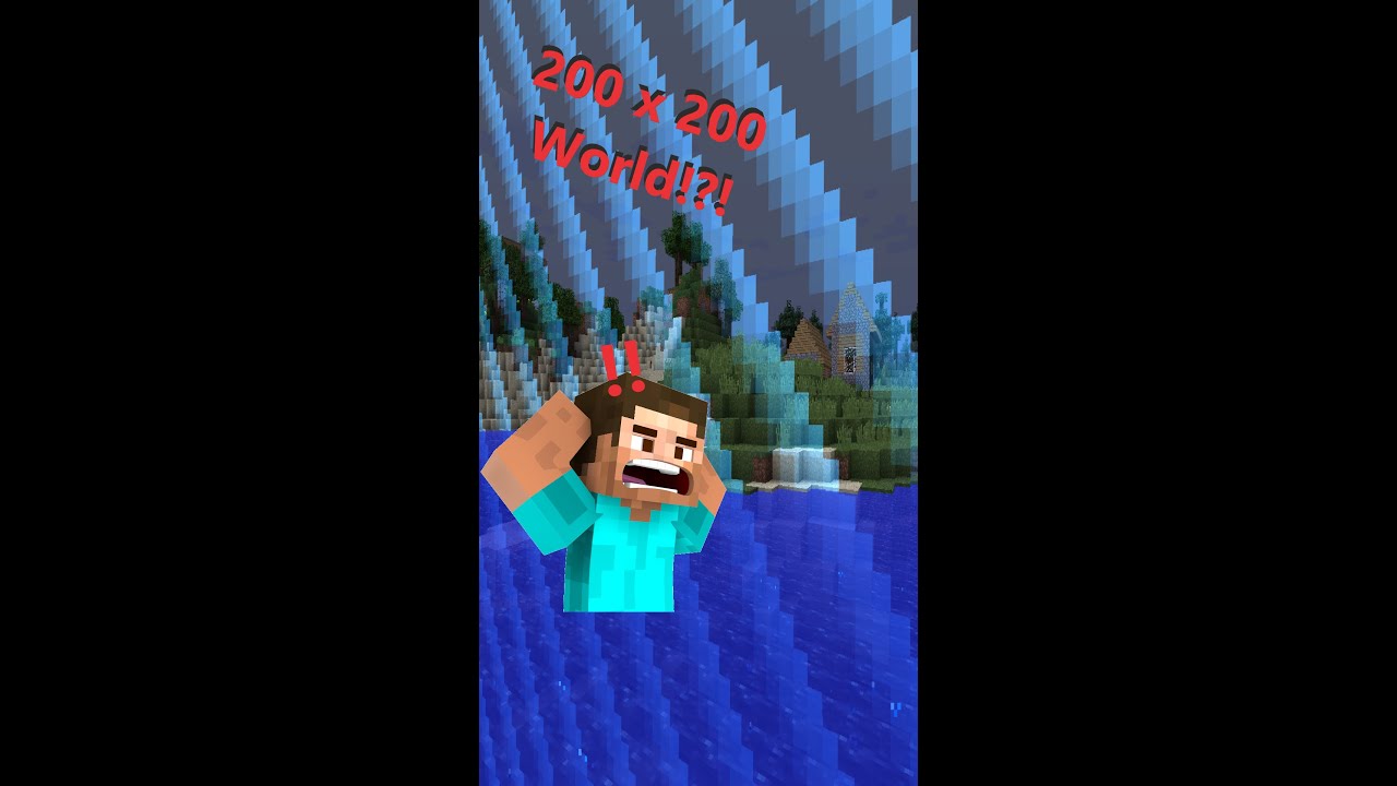 200x200 MINECRAFT SURVIVAL WORLD?! - YouTube