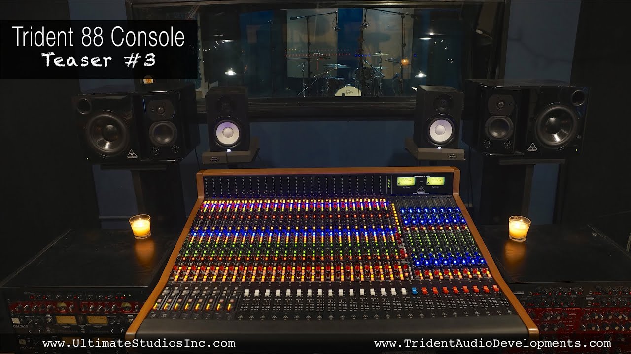 New Trident 88 Recording Console Teaser 3 - YouTube