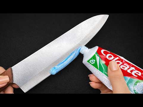 Razor Sharp in 1 Minute! Every House Needs This But No One Does it! |Clever Tricks