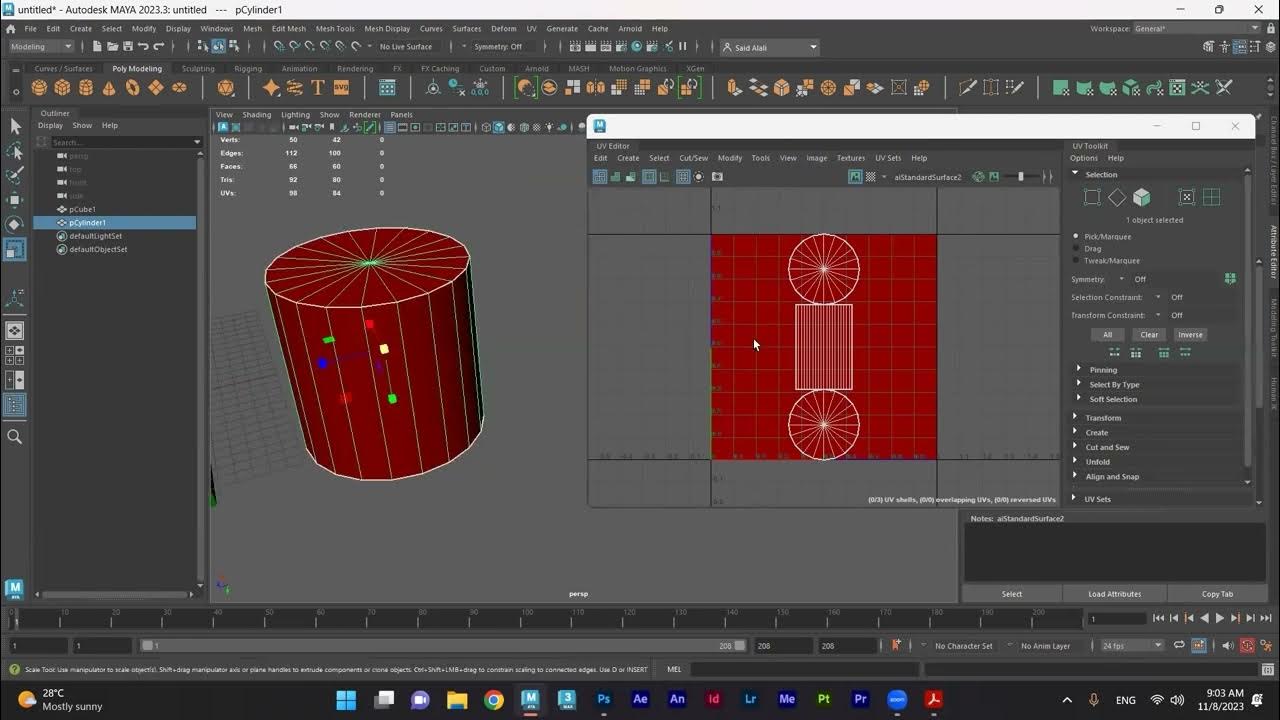 Autodesk Maya 2024 - Texturing - Part 1 - YouTube