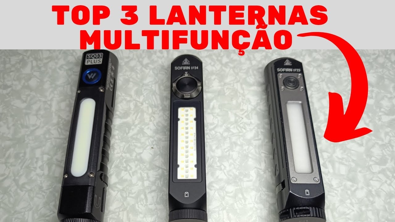 Top 3 Lanternas Multifunção Sofirn IF23 vs Sofirn IF24 vs Warsun SQ03 ...