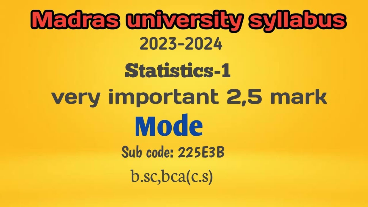 Mode In Tamil statistics 1 central Tendancy bsc bca c s Madras mode-in-tamil-statistics-1-central-tendancy-bsc-bca-c-s-madras