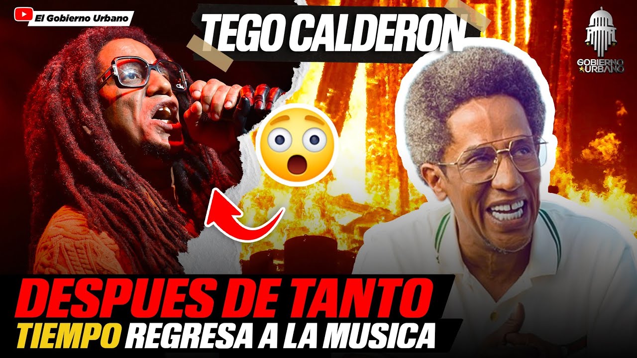 TEGO CALDERÓN REGRESA A LA MUSICA - YouTube