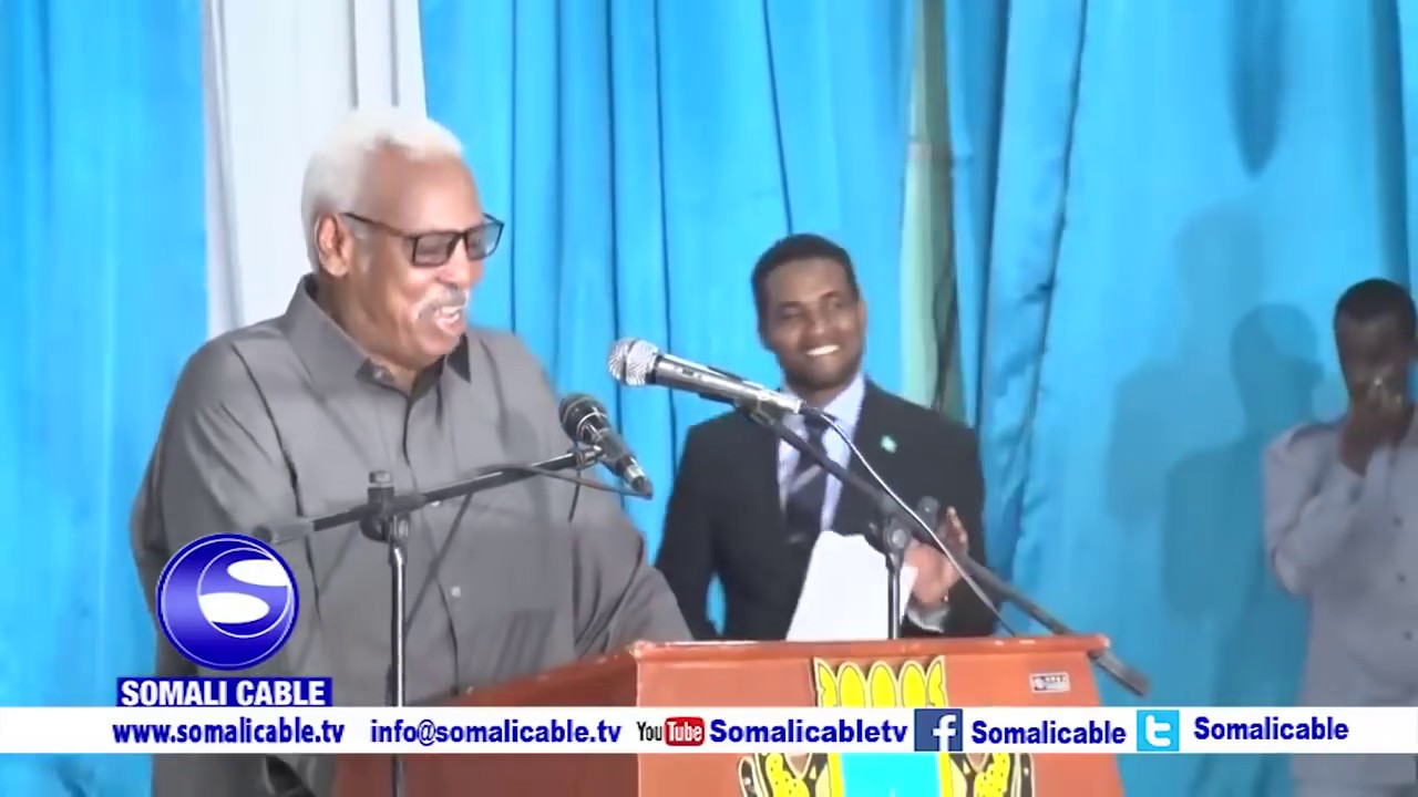 Madaxweynaha Galmudug Xaaf oo tageray Axmed Madoobe Jubaland - YouTube