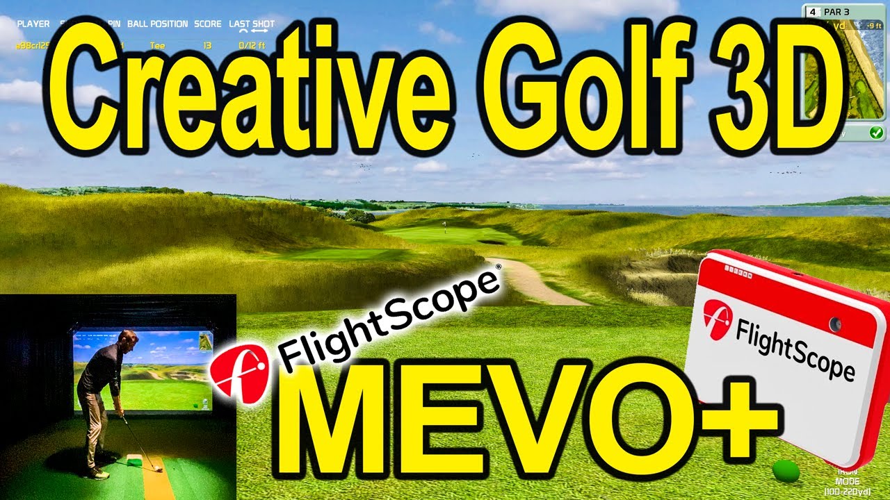 Creative Golf 3D Simulator with Flightscope Mevo+ at The Island Golf ...