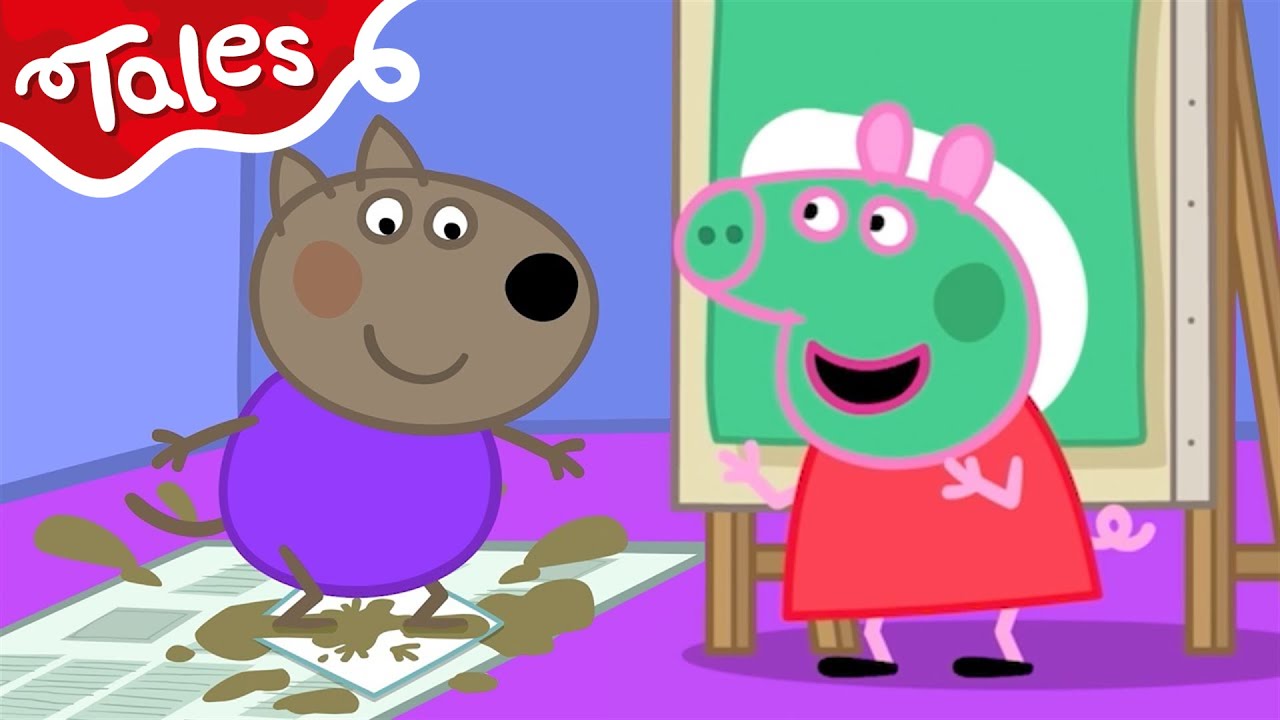 Peppa Pig Tales 🐷 Peppa Turns Green For Arts And Crafts Day! 🐷 Peppa ...