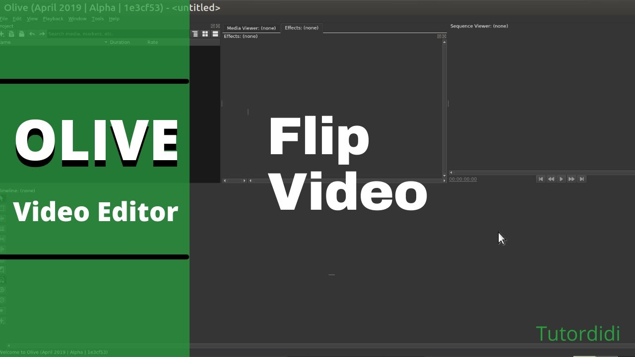 Flip Video - Olive Video Editor Tutorial #11 - YouTube