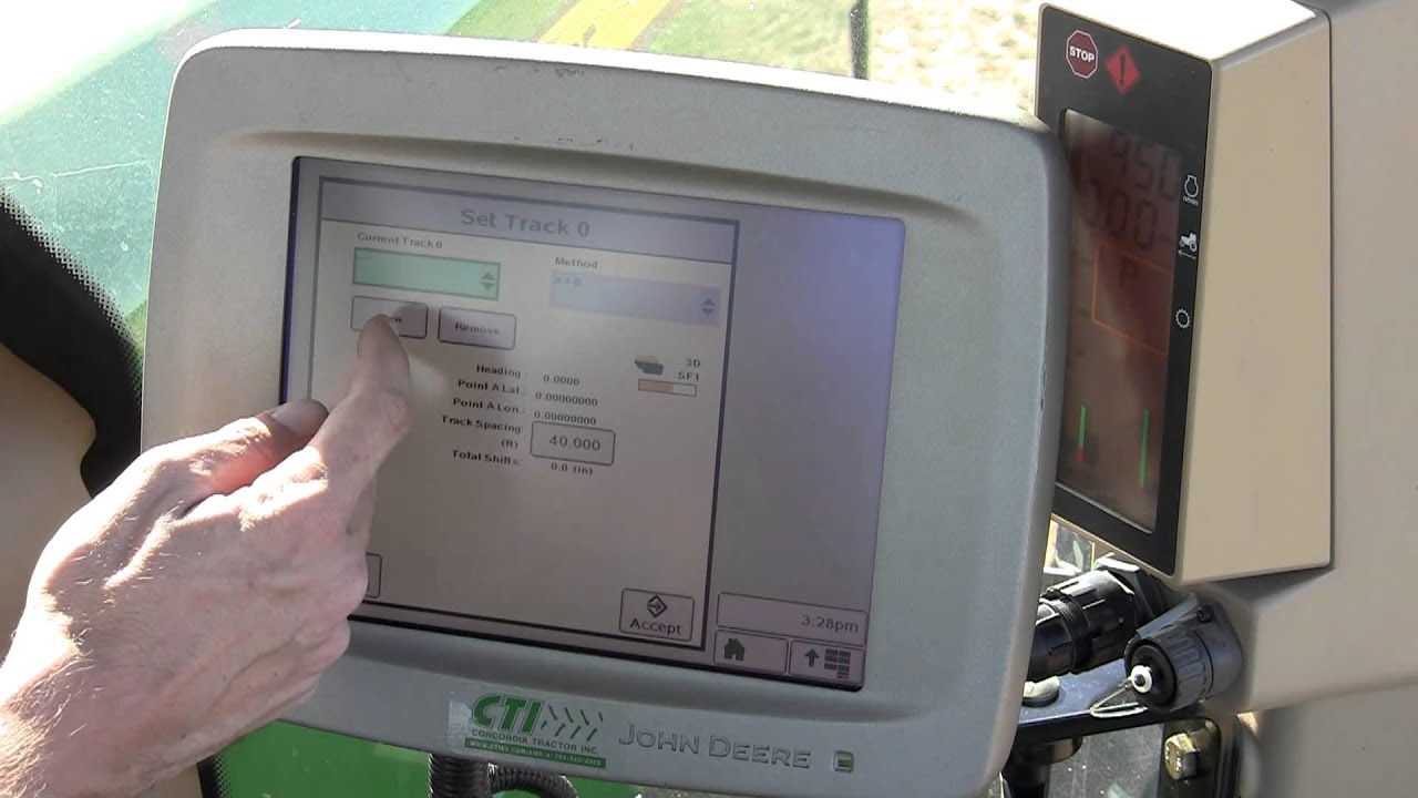 Greenstar GS2 2600 Display AB Line Setup - YouTube