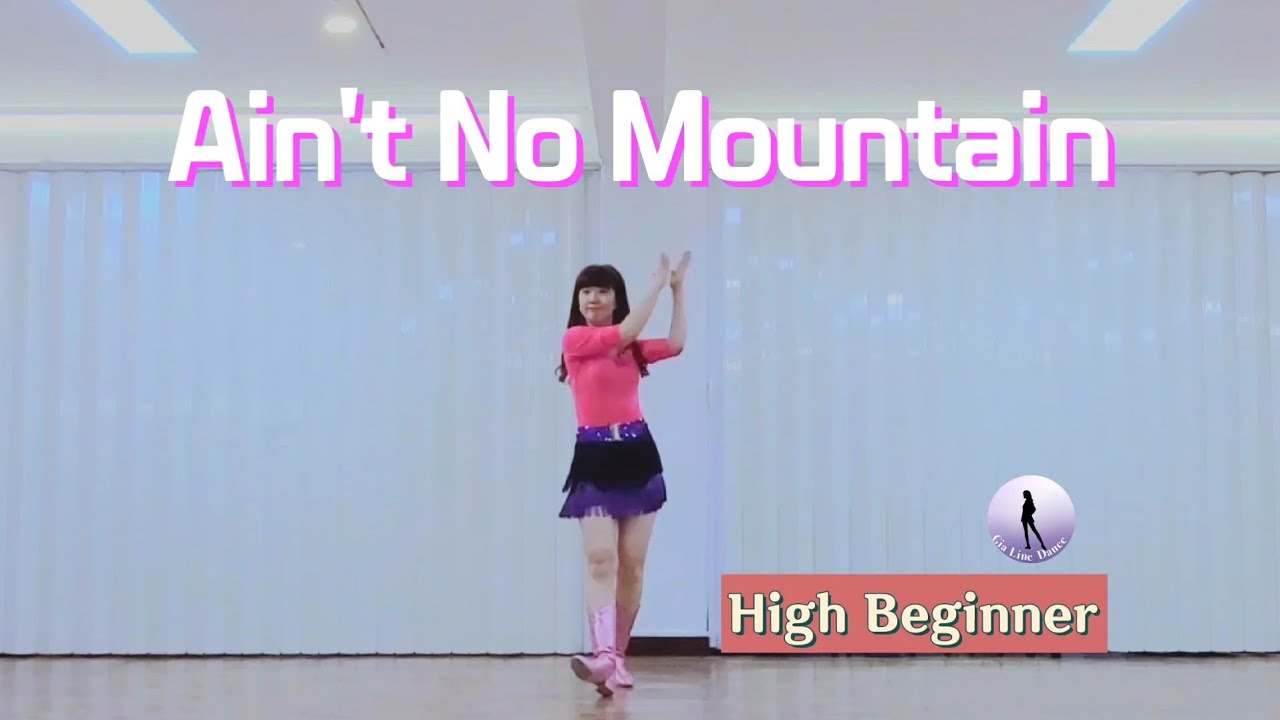 Ain't No Mountain Line Dance #지아라인댄스 #Gia_Line_Dance #초급라인댄스#강서구 화곡동 ...