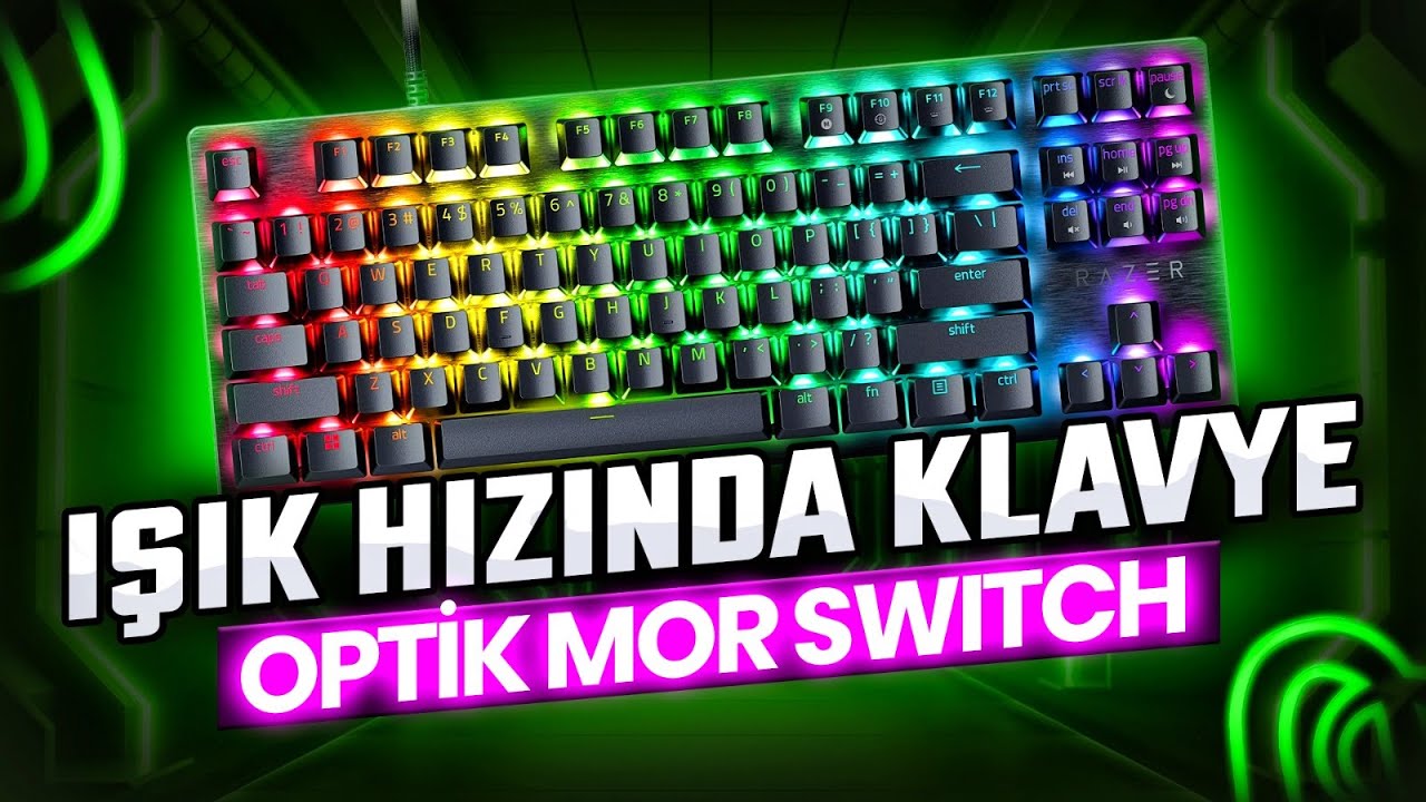 Optik Mekanik Mor Switch | Razer Huntsman V3 X Tenkeyless İnceleme ...