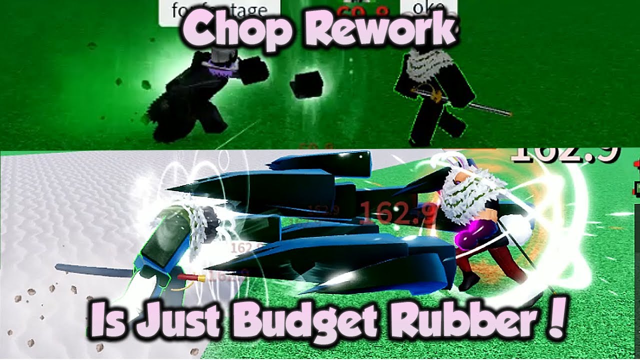 Chop Rework is just Budget Rubber! | Blox Fruits Update 17.3 - YouTube