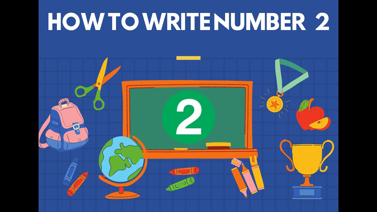 Learn How To Write Number 2 TWO Kindergarten Learning Maths LKG Learn How To Write Number 2 TWO Kindergarten Learning Maths LKG