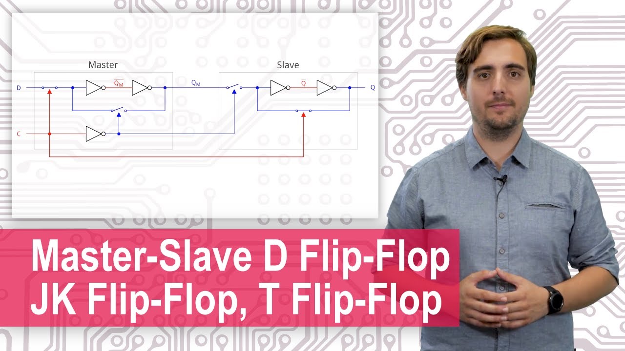 Bistable Multivibrators: Master-Slave D Flip Flop, JK Flip Flop, T Flip Flop, Difference to ...