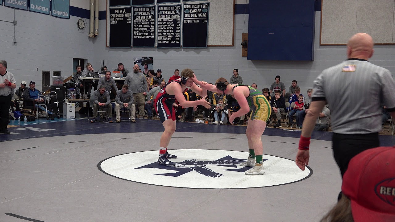 195lbs Shawn O'Shea Taconic vs Nate Austin Frontier 2 9 19 Championship ...