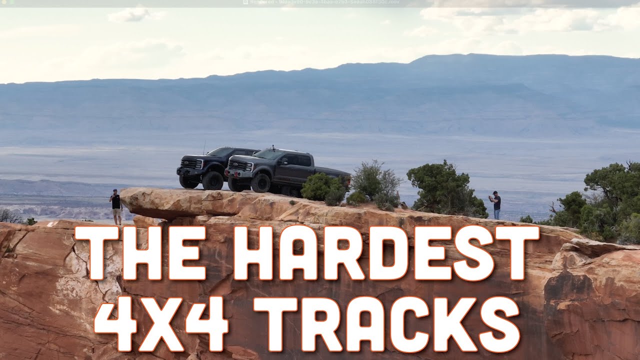 The Hardest 4x4 Tracks EVER! Moab Utah - YouTube