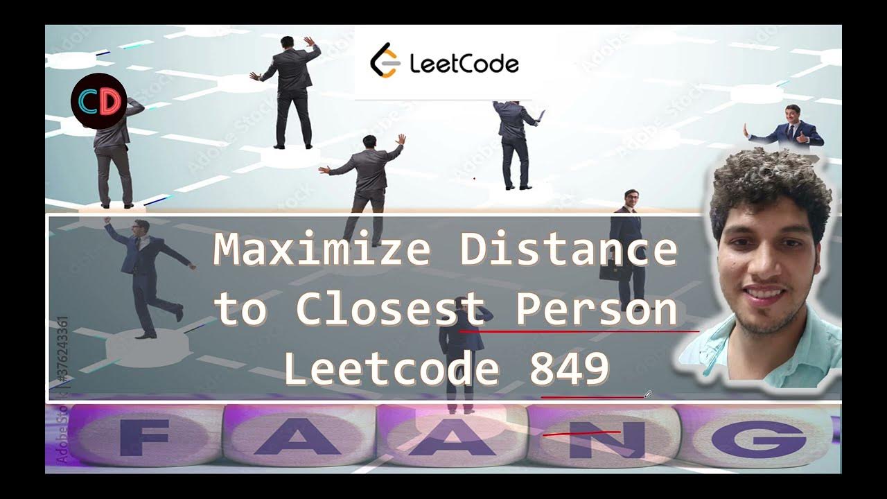Maximize Distance to Closest Person | Leetcode 849 | Live coding session 🔥🔥 | Arrays 💯 - YouTube