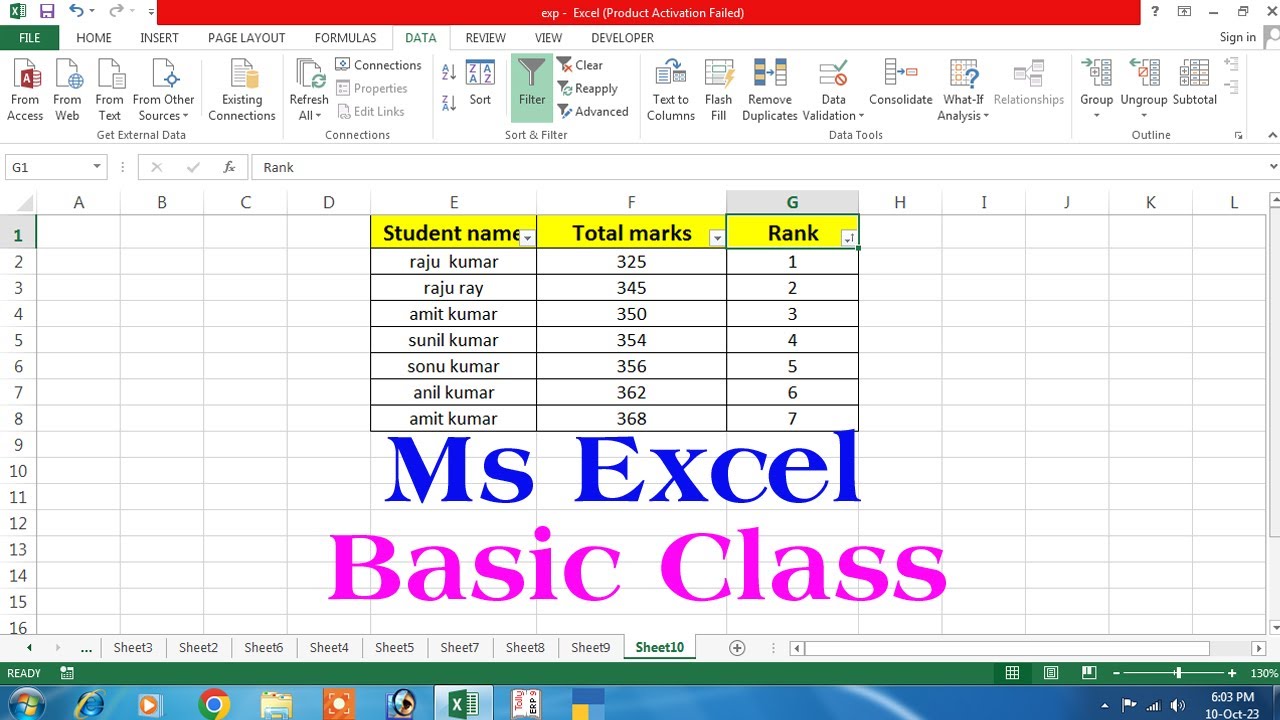 Excel Excel Tutorial Excel Basics Ms Excel Basic Excel Learn 2811
