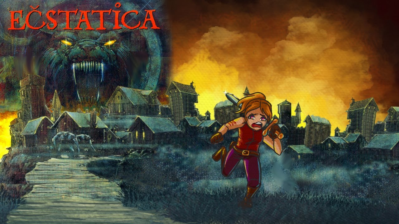 Ecstatica - (FINAL) DOS horror survival game! - YouTube