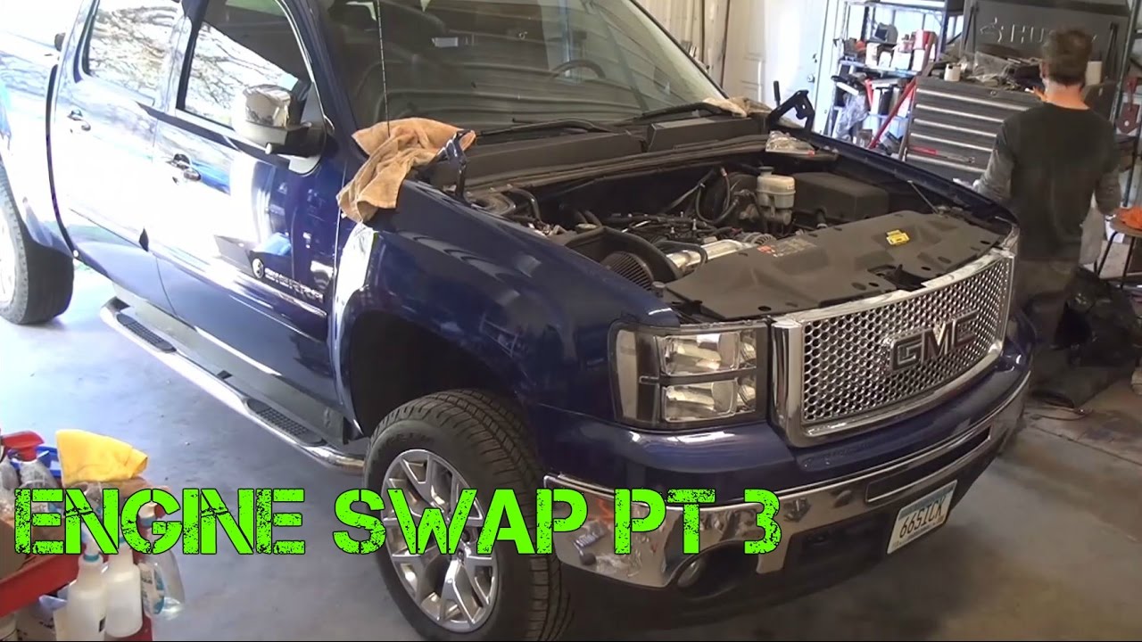 5.3L To 6.2L Engine Swap (Part 3) - YouTube