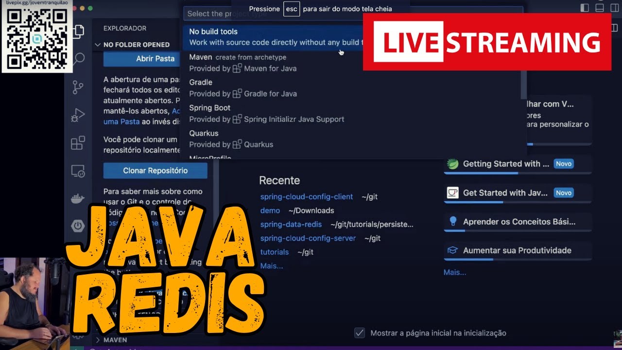 Programando Em Java Redis Do Zero Ao Vivo Live Coding Youtube