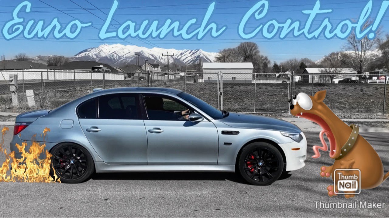 BMW E60 M5 SMG TUNE WITH EURO LAUNCH CONTROL!!! - YouTube