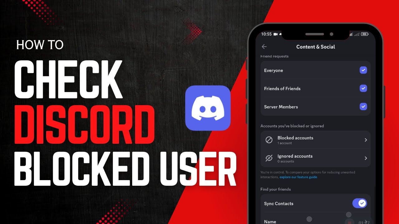 How to Find Blocked Users on Discord - YouTube