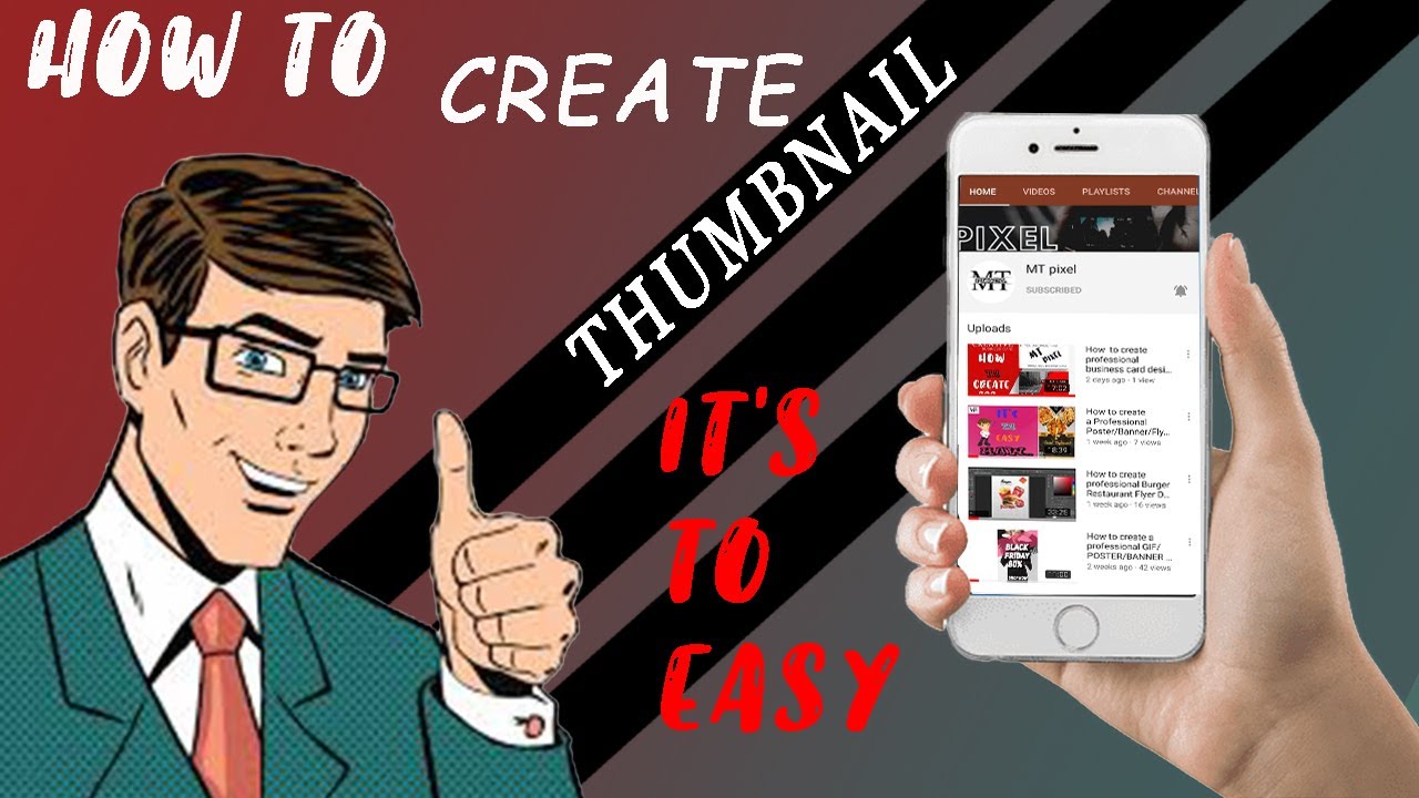 How to create thumbnail for fiver gig on Photoshop | Photoshop | CS6 ...