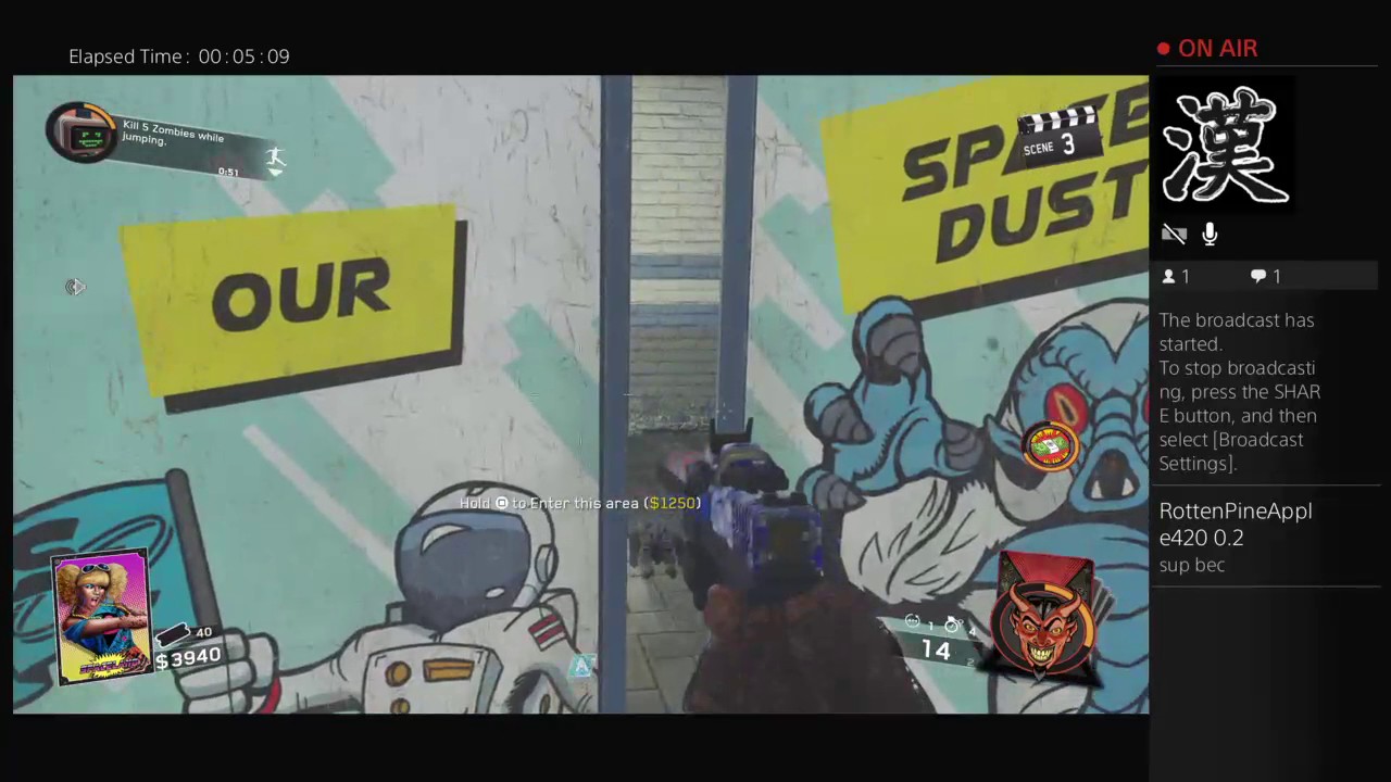 Zombies in spaceland testing afk fountain glitch - YouTube