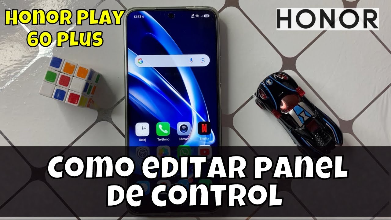 Como editar panel de control en Honor Play 60 plus - YouTube