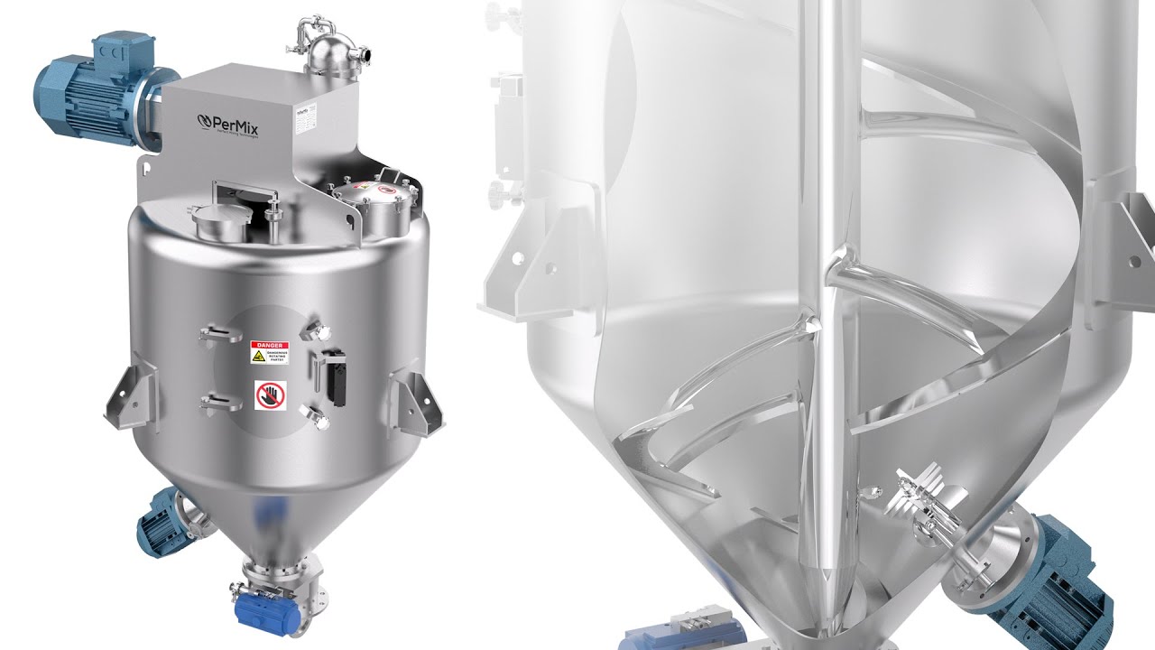 PerMix Vertical Paddle Mixer & How It Works - YouTube
