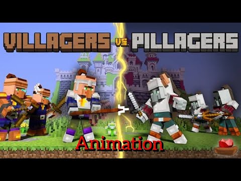 Minecraft | villager Vs Pillager | full animation | fight - YouTube