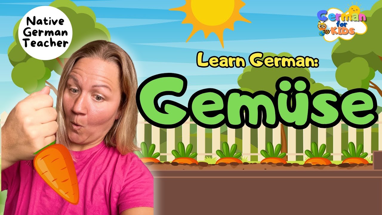 First Words, Colors, Numbers and Vegetables in German for Babies ...