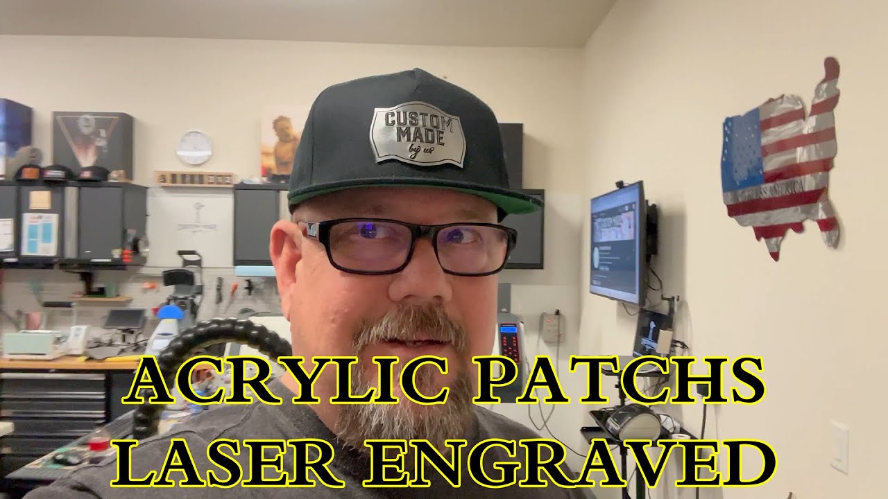 Acrylic Patches Laser Engraved - YouTube