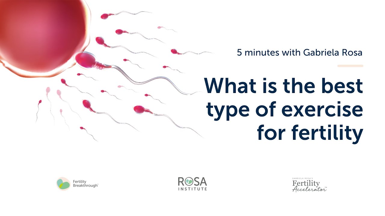 What is the best type of exercise for fertility? - YouTube