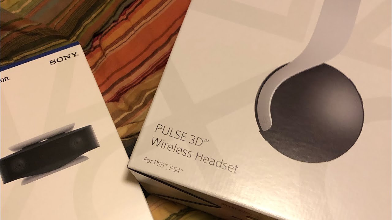 Ps5 Pulse 3d Headphones And Ps5 Hd Camera Klz Unboxes Halloweek