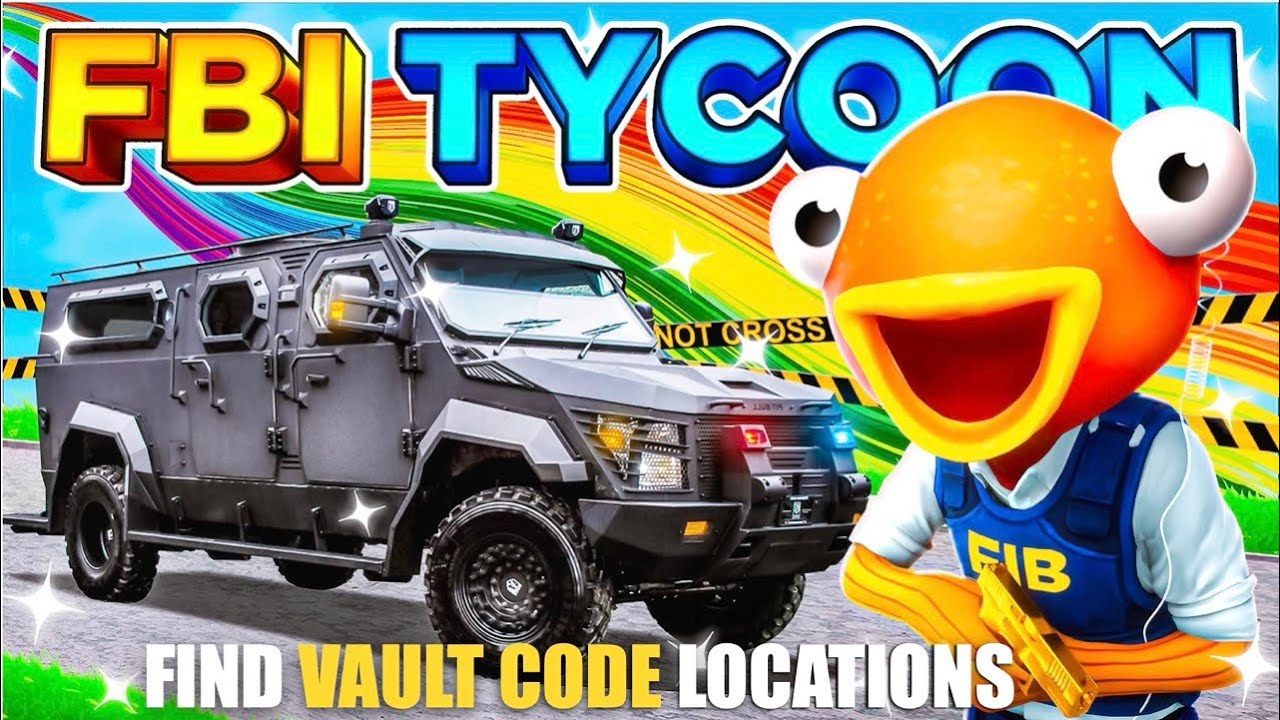 FBI TYCOON MAP FORTNITE CREATIVE - FIND VAULT CODE LOCATIONS - YouTube