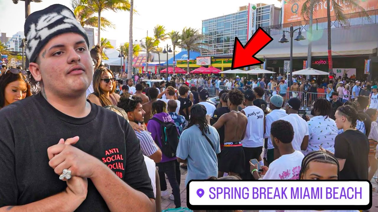 Street Fighting In Miami Spring Break! - YouTube