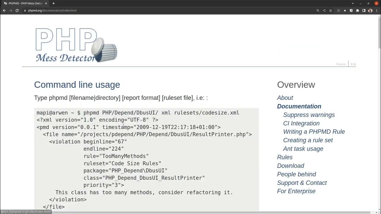 09 - Estándares y buenas prácticas PHP - PHPMD - YouTube