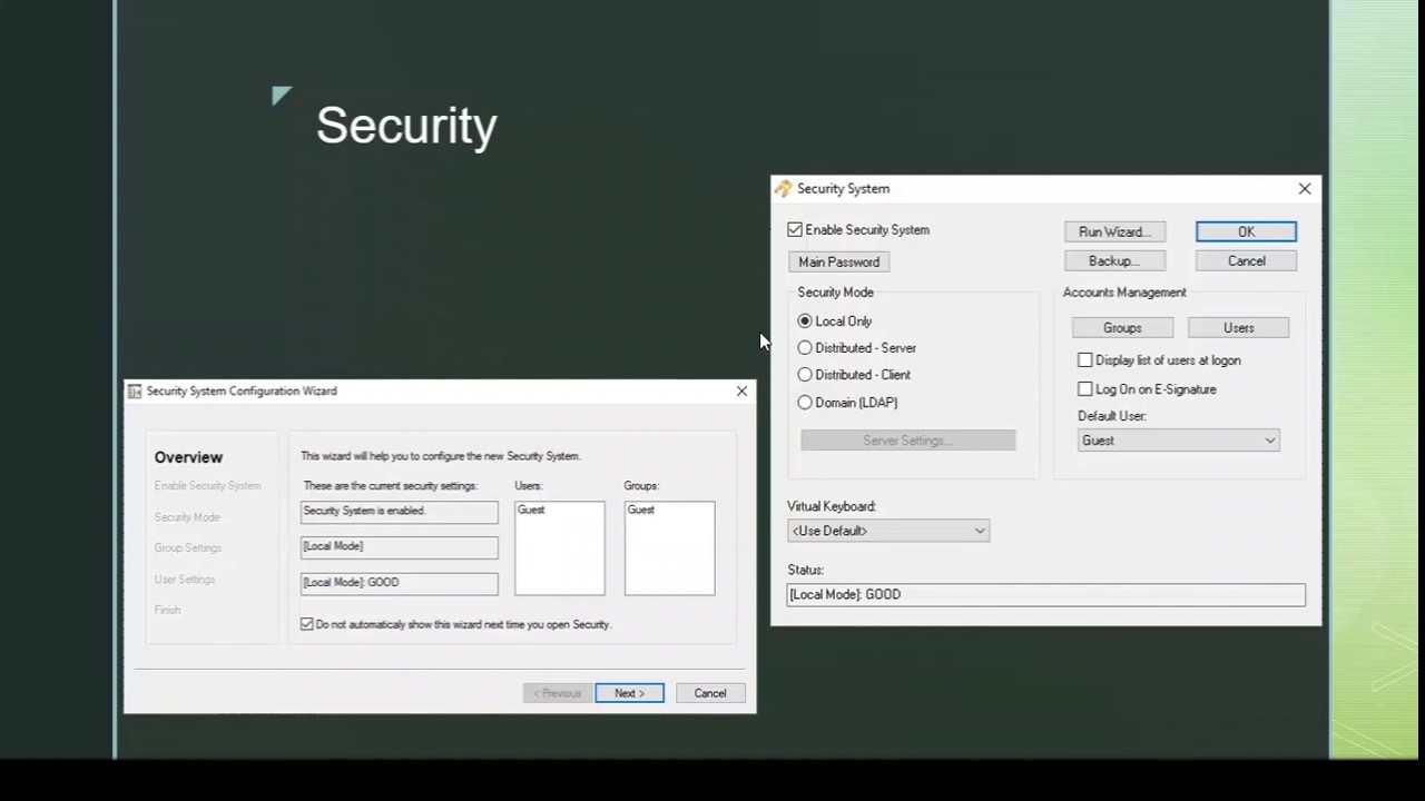 Indusoft Web Studio - Tutorial Security - YouTube