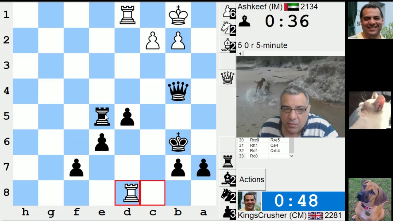 LIVE Blitz #3719 (Speed) Chess Game: vs IM Ashkeef in French ...
