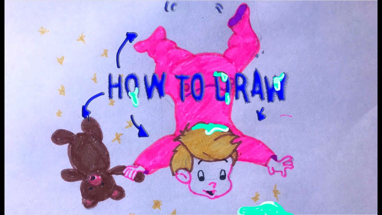 How to draw Michel Darling of Peter Pan - for beginners - YouTube