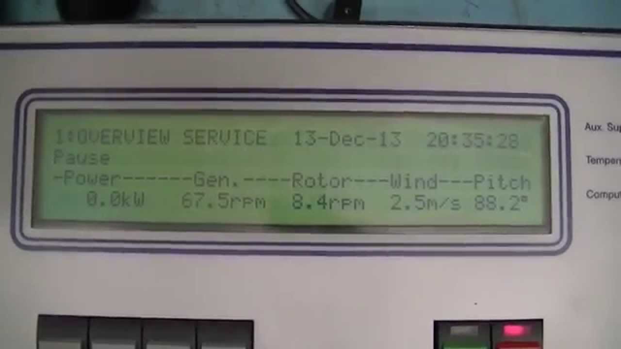 VESTAS V52 850KW VMP5000.2 CONTROLLER SIMULATION SCADA - YouTube