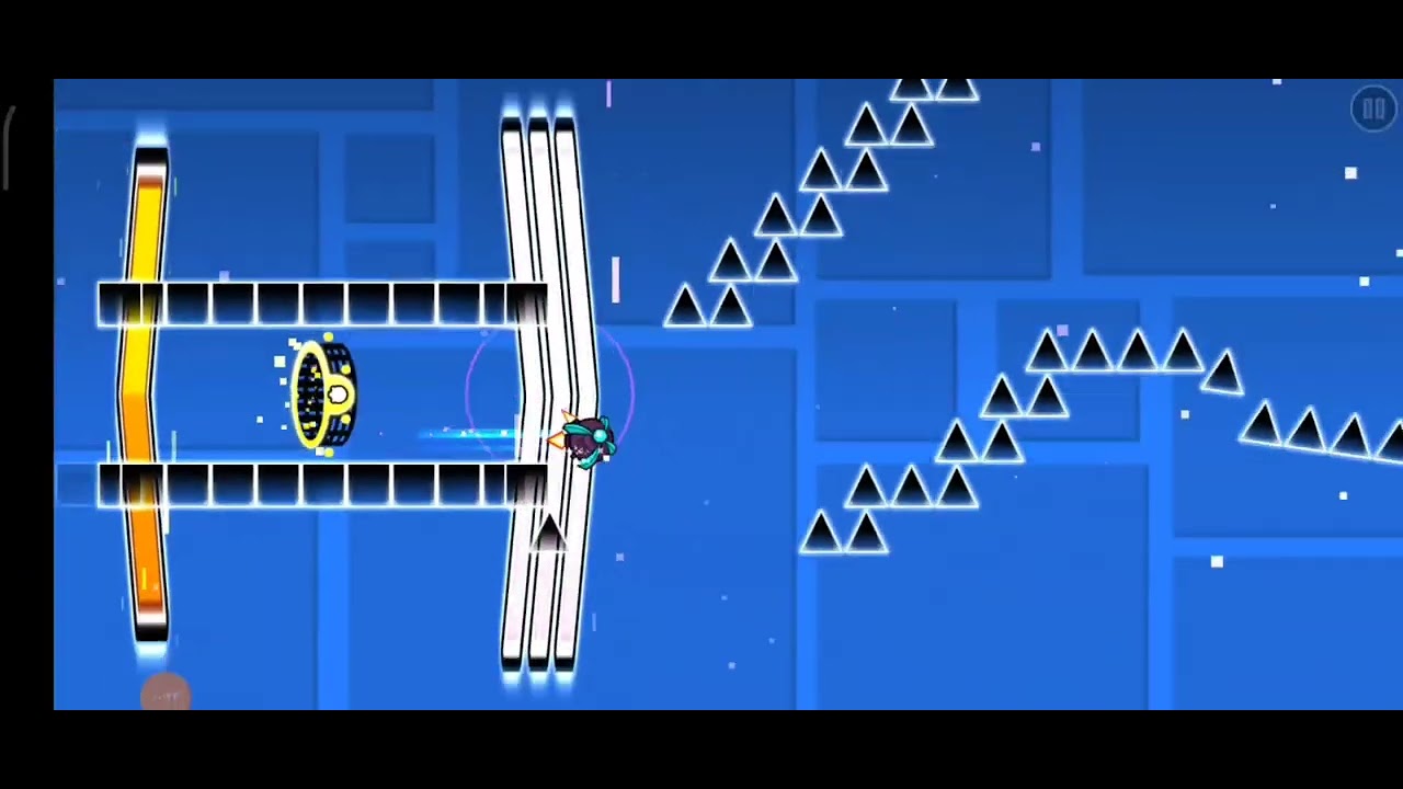 the second level in geometry dash Orb critical hit - YouTube