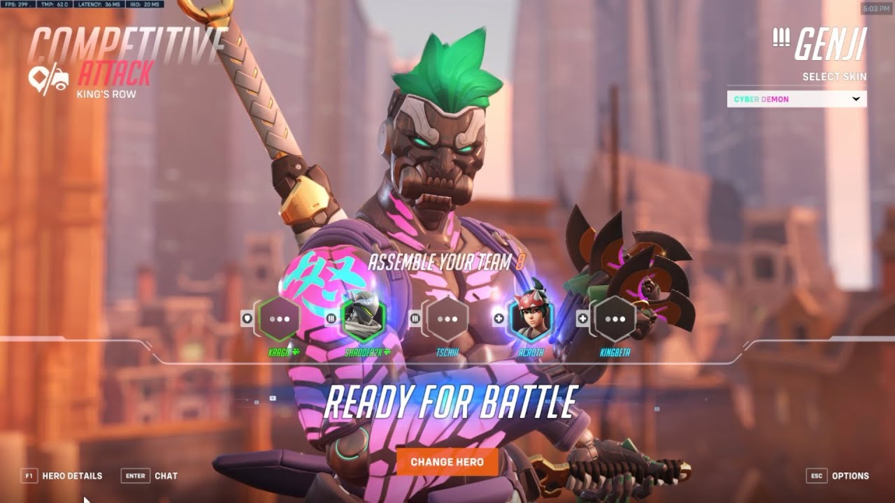 Overwatch 2 Genji God Shadder2k Dominates Whole Enemy Team As Genji -45 ...