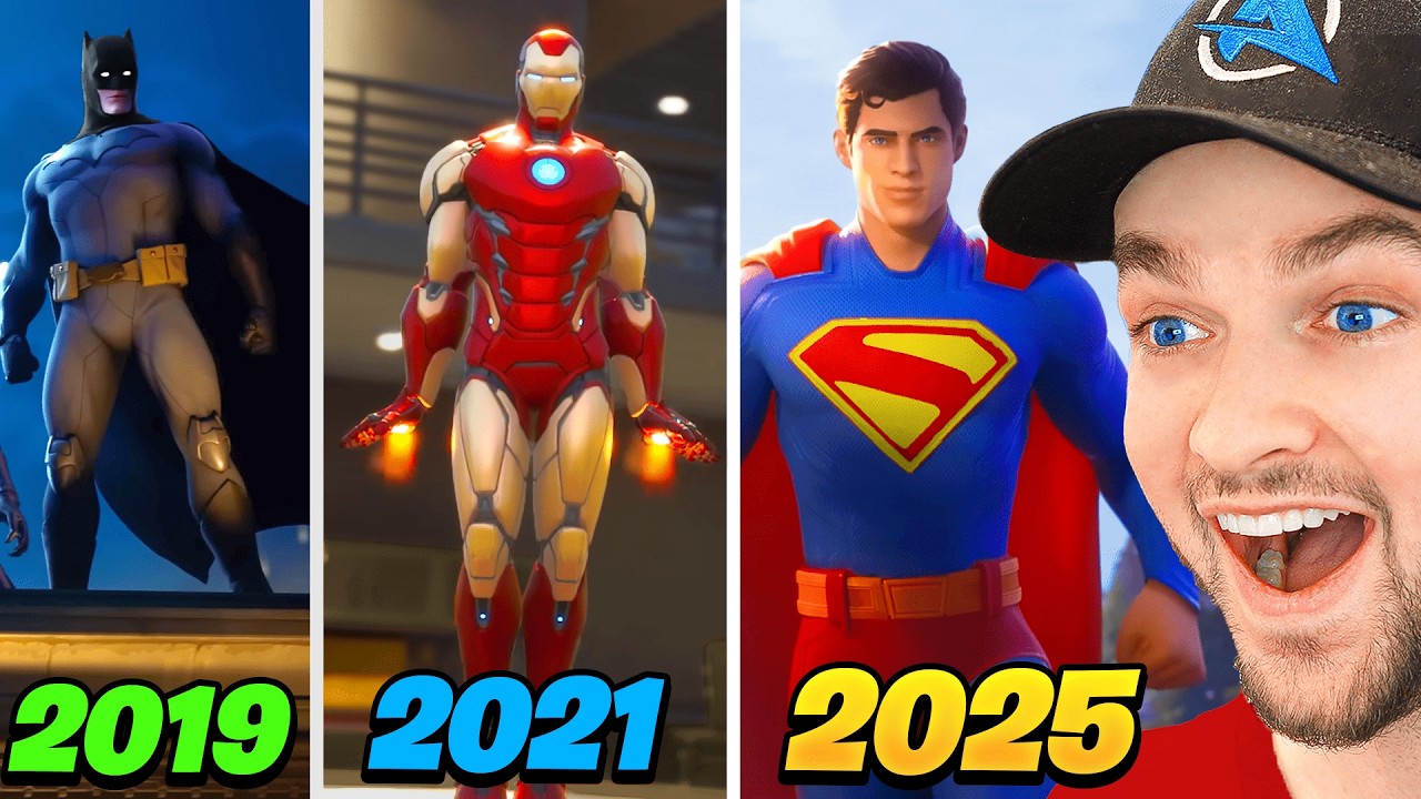 *ALL* Fortnite SUPERHERO Trailers! (Chapter 1 - Chapter 6) - YouTube