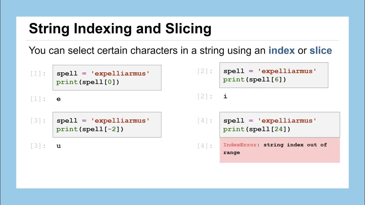 Lesson 03b: Python Strings - YouTube